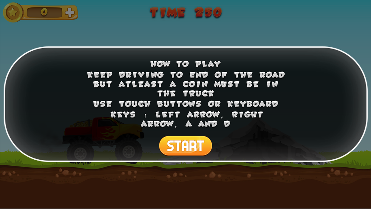 Coins Monster Truck (Construct | CAPX | C3P | HTML5) Single Level by CGFX-Studio