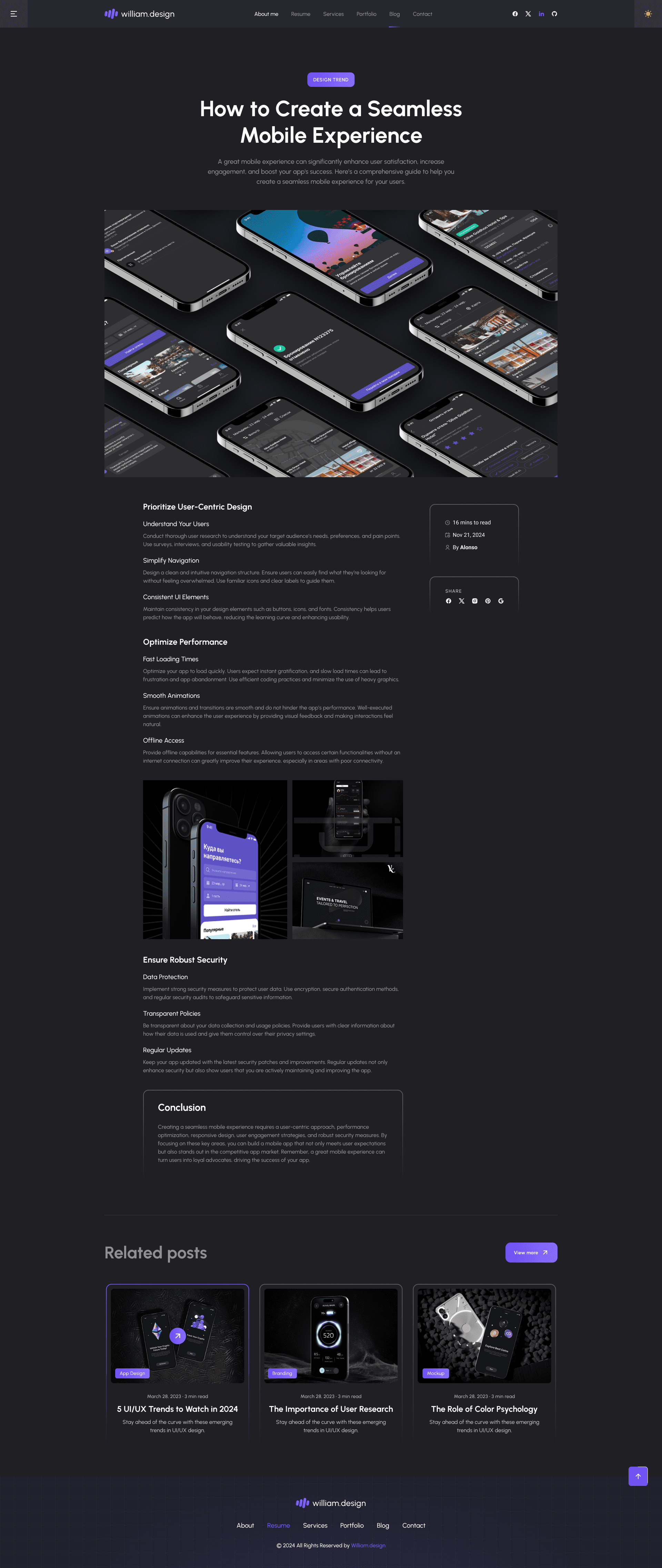 Zelio - Personal Portfolio Figma Template by alithemes | ThemeForest