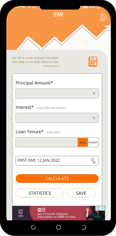EMI & Financial Calculator - Loan, SIP, GST, Home Loan, AdMob Ads ...