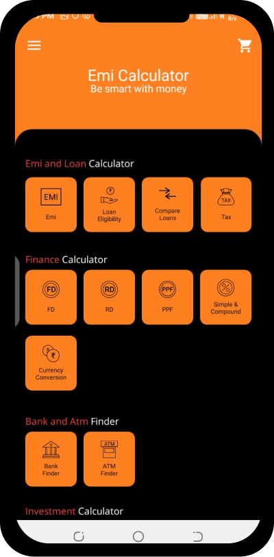 EMI & Financial Calculator - Loan, SIP, GST, Home Loan, AdMob Ads ...