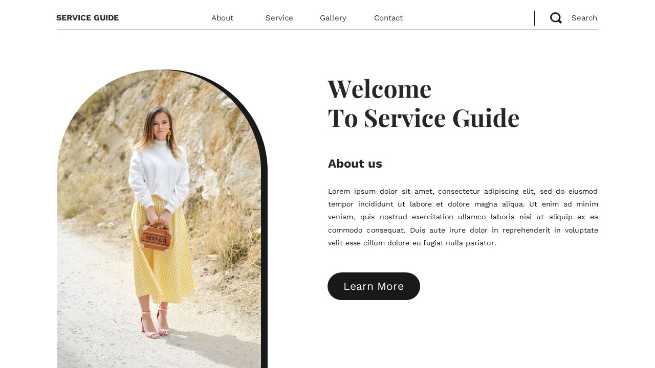 Service Guide - Business Keynote Templates, Presentation Templates