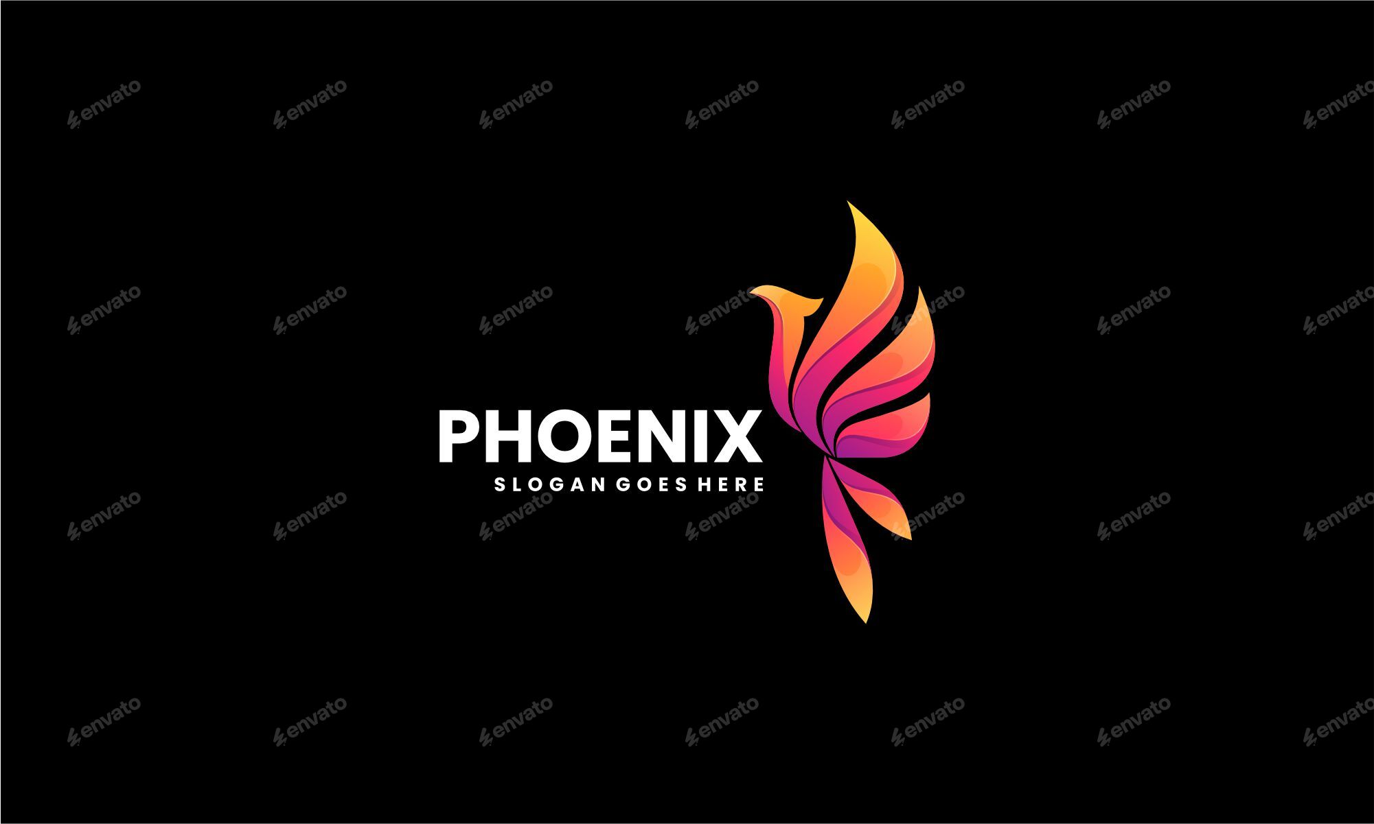 Phoenix Colorful Logo Template, Logo Templates | GraphicRiver