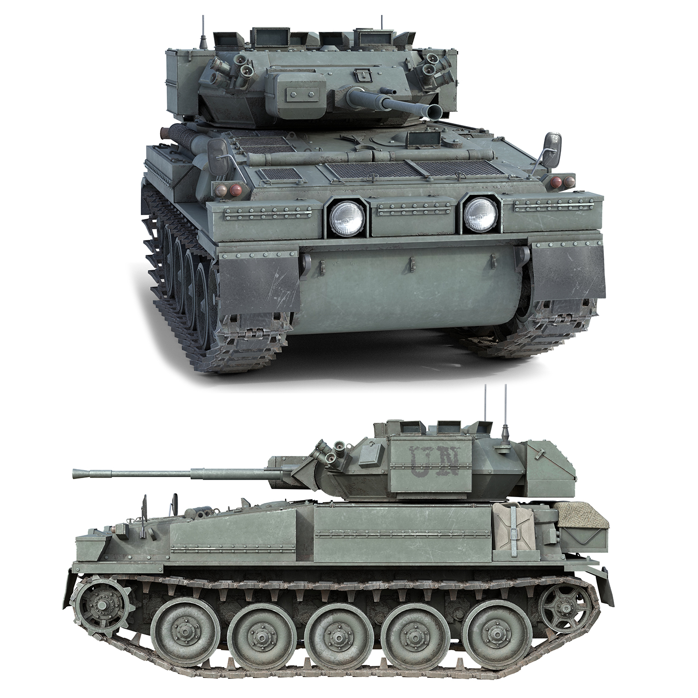 Scimitar FV 107 CVR Tank by TurboCG | 3DOcean