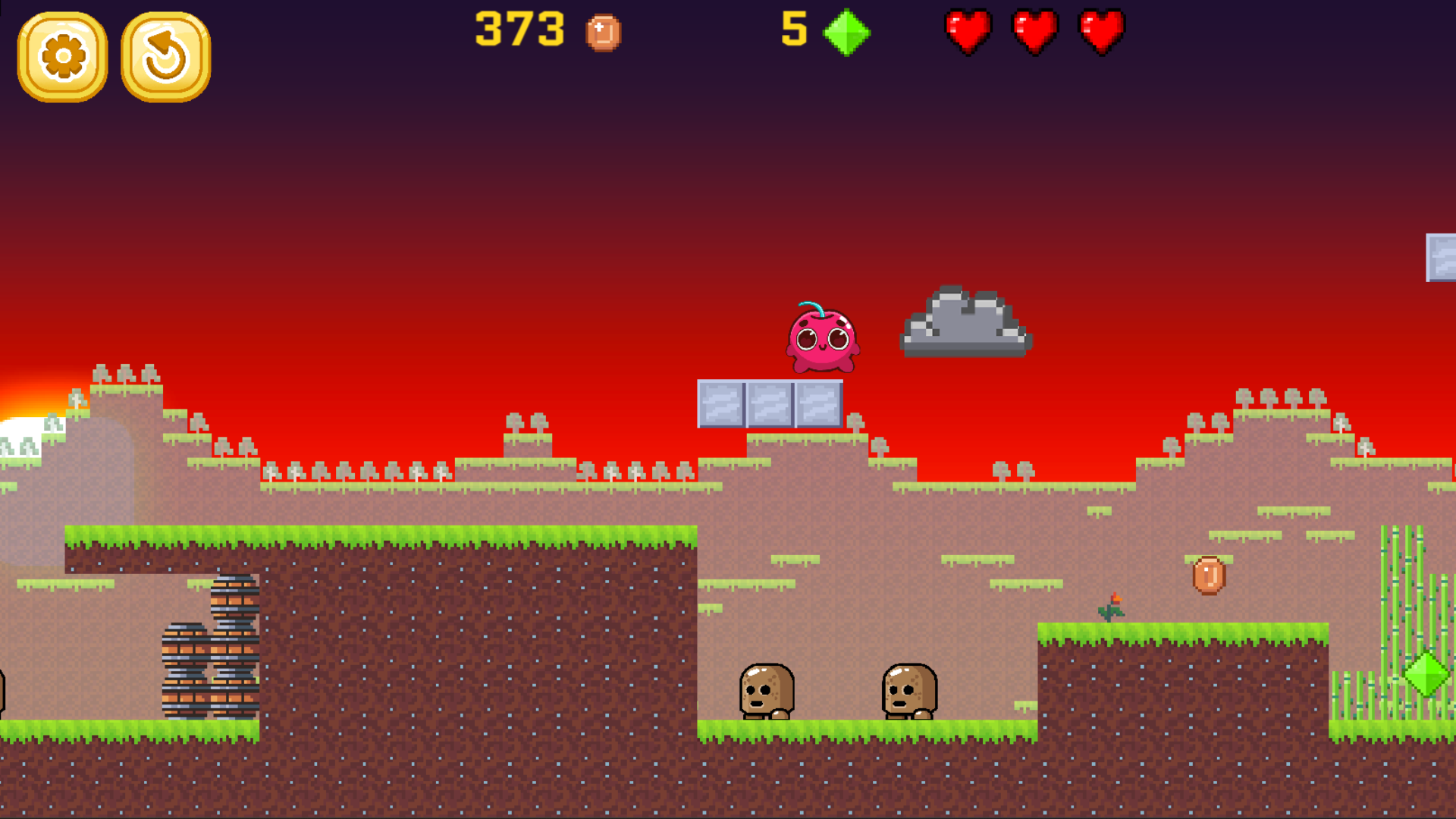 platformer game ball on Construct 3 by OmGG2278 | CodeCanyon