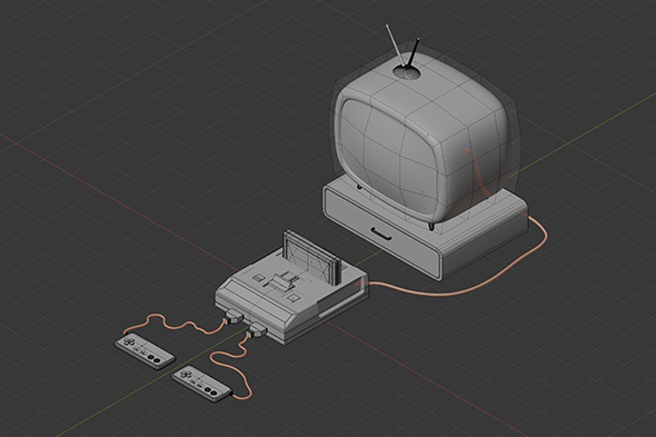 Retro game console by zirconicusso | 3DOcean