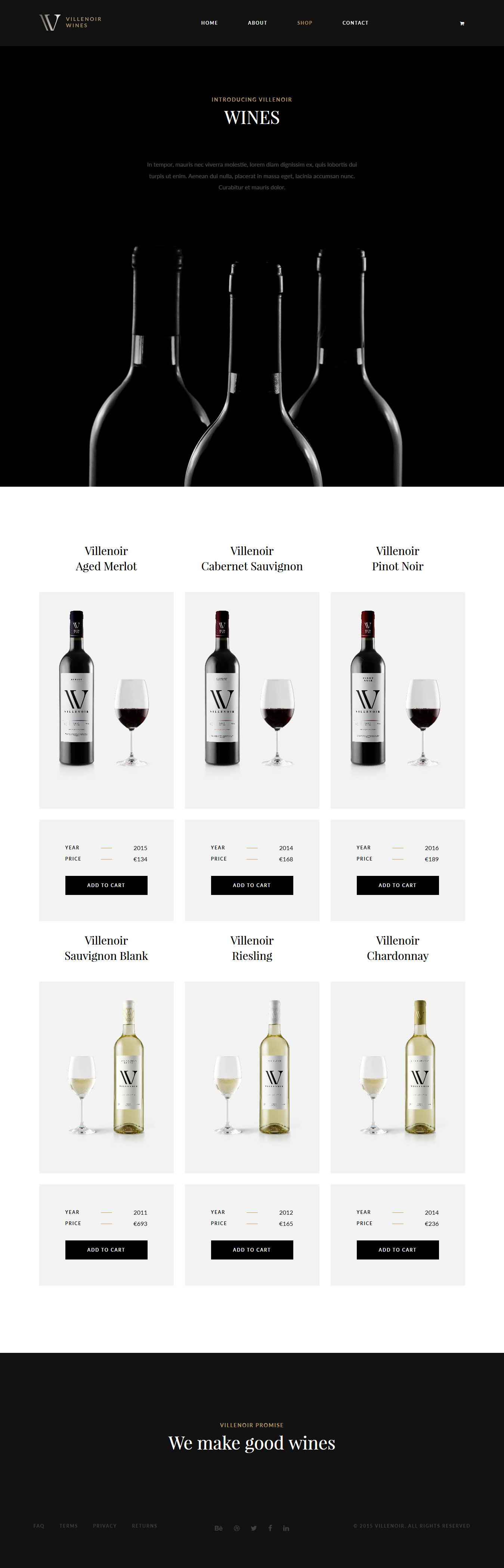 Villenoir - Vineyard & Wine WordPress Theme by disgogo | ThemeForest