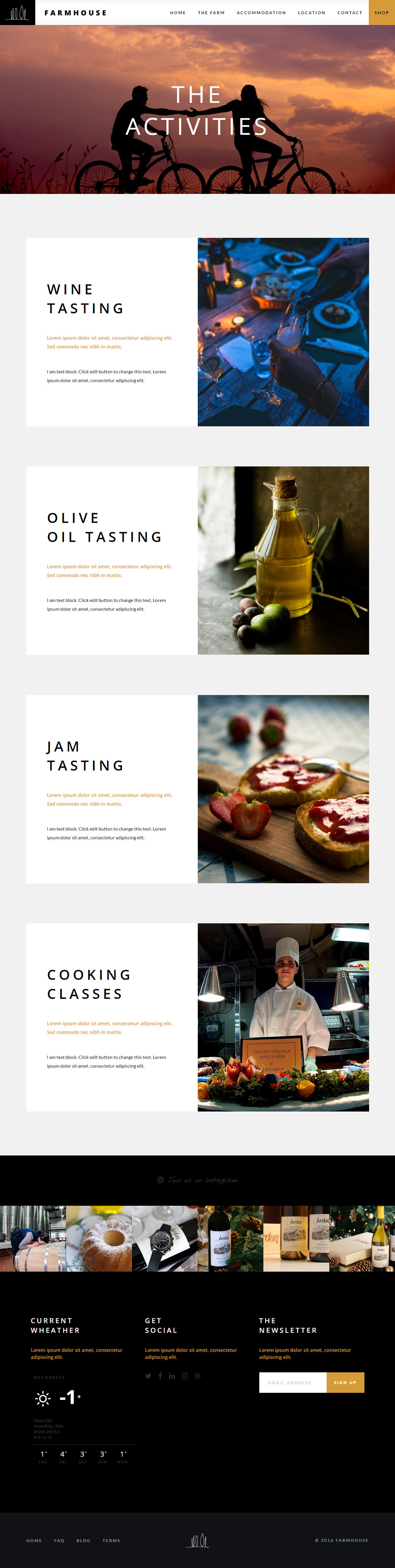 Farmhouse - Agrotourism, Farm and Agriculture WordPress Theme by disgogo