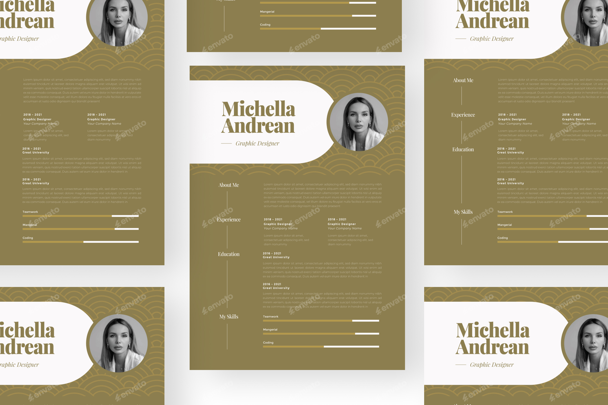 Classic Woman - Resume, Print Templates | GraphicRiver