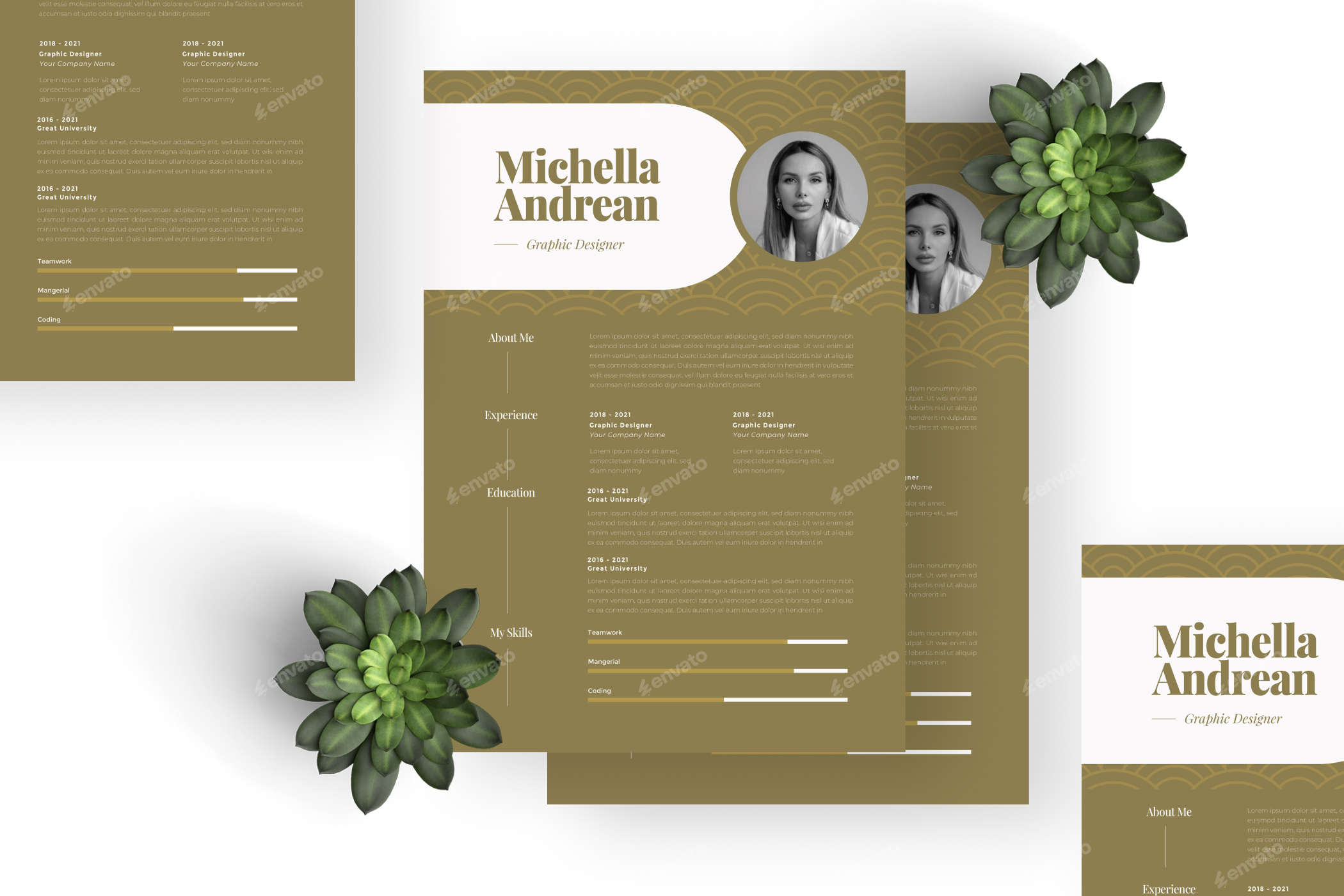 Classic Woman - Resume, Print Templates | GraphicRiver