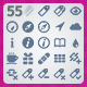 55 AI and PSD Mobile strict Icons, Icons | GraphicRiver