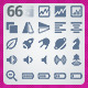 66 AI and PSD Multimedia strict Icons , Icons | GraphicRiver