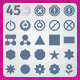 45 AI and PSD Symbols strict Icons, Icons | GraphicRiver