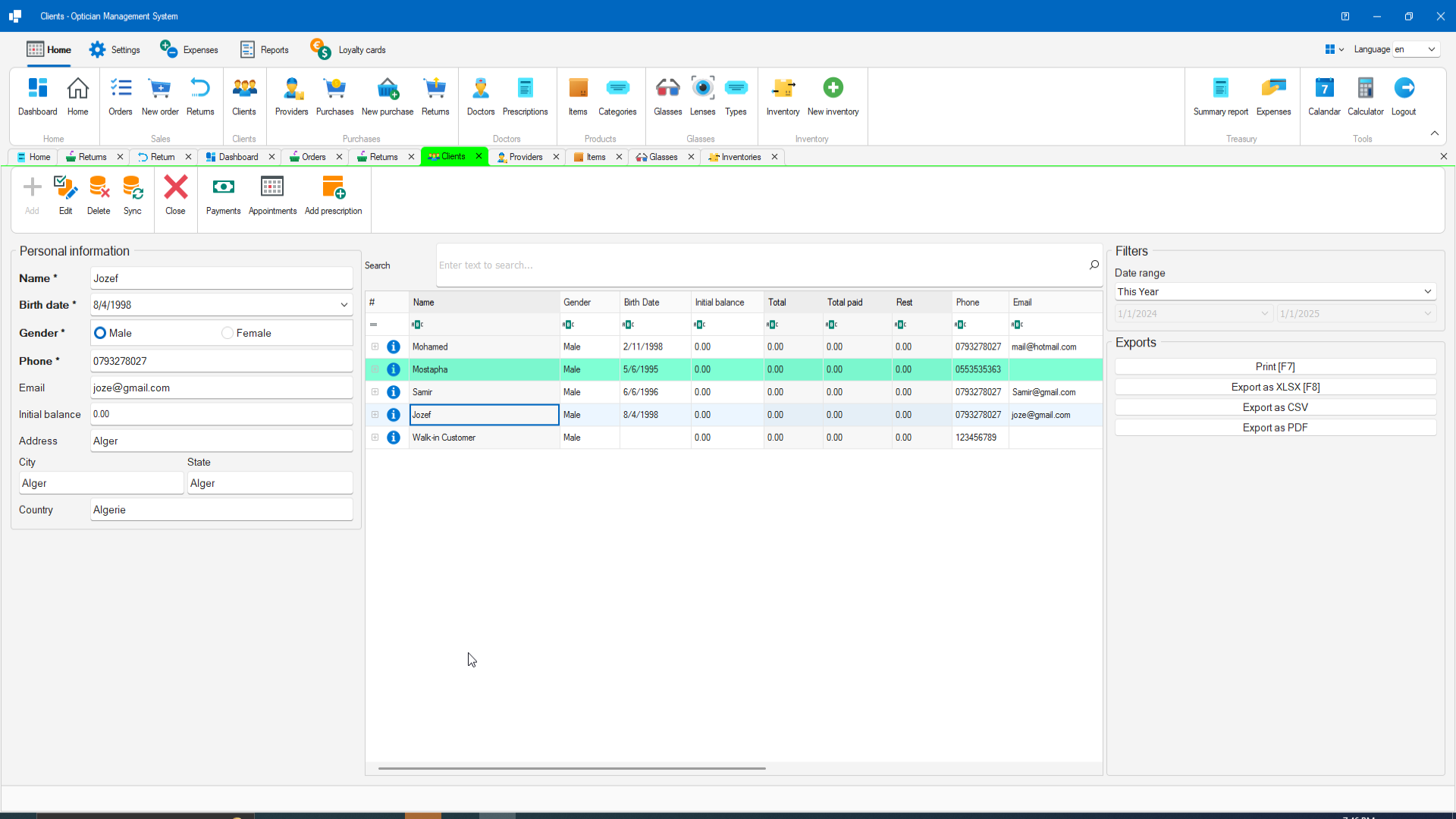 EzziOptics Optical Shop Management system by skystudioCode | CodeCanyon