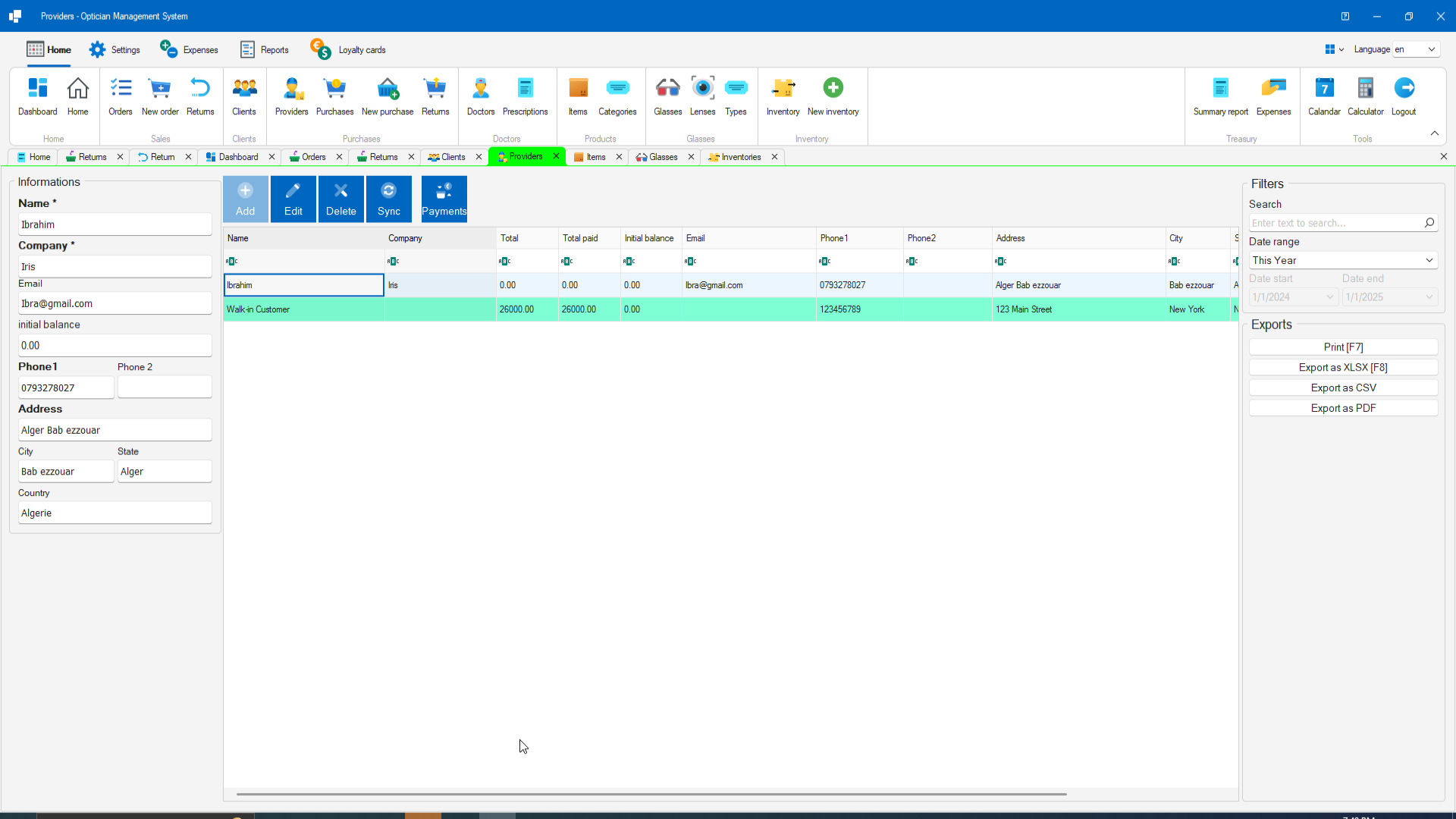 EzziOptics Optical Shop Management system by skystudioCode | CodeCanyon