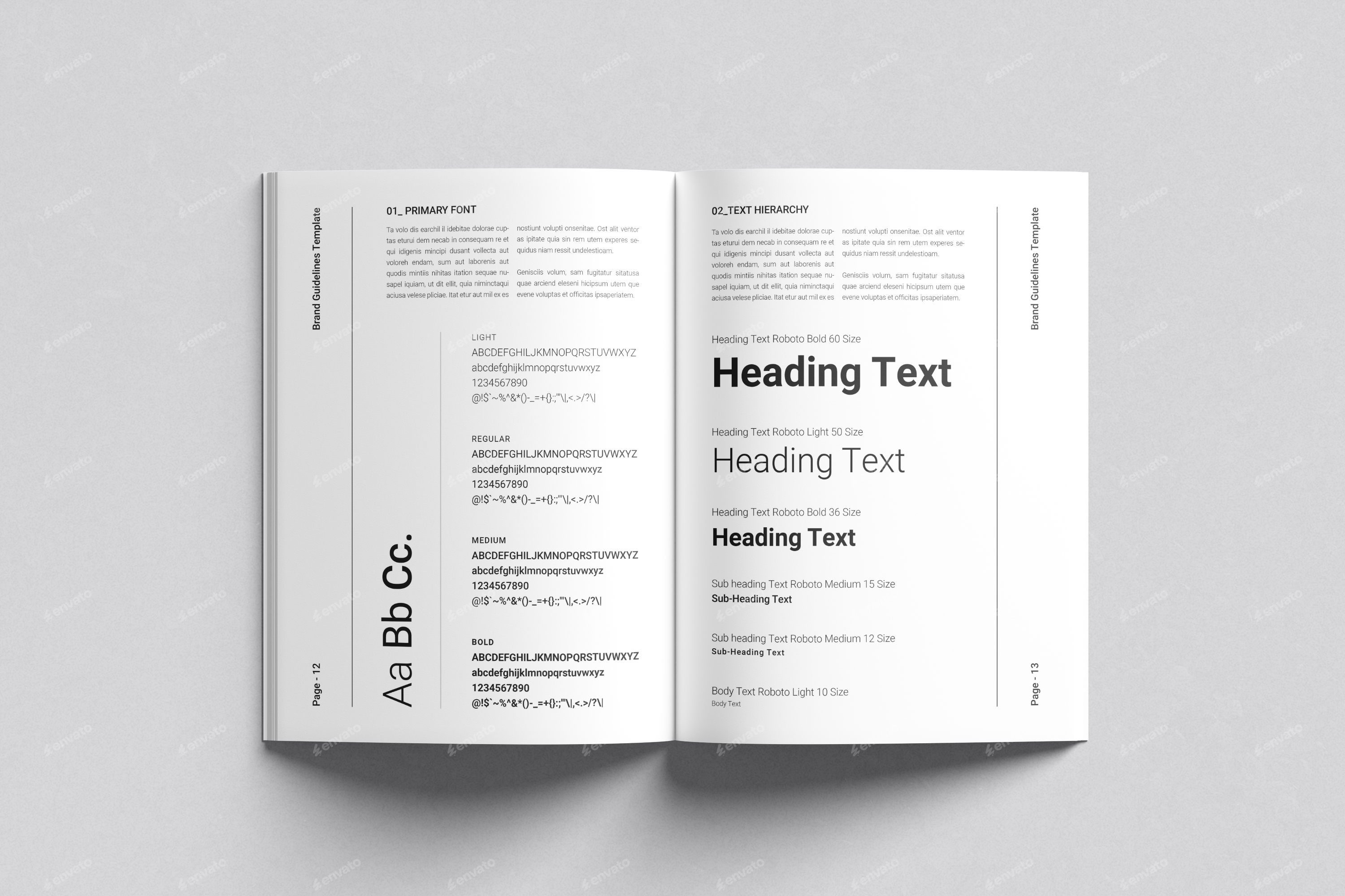 Brand Guidelines, Print Templates | GraphicRiver