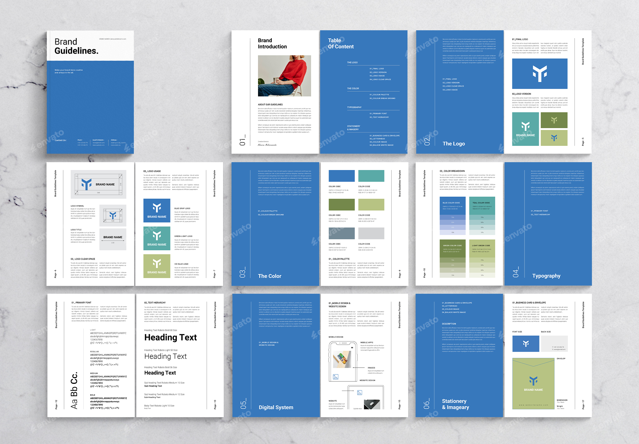 Brand Guidelines, Print Templates | GraphicRiver