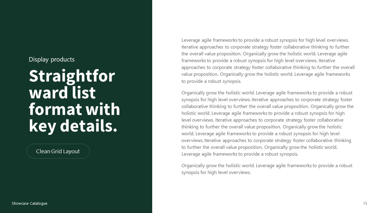 Showcase Product Catalog PowerPoint, Presentation Templates | GraphicRiver