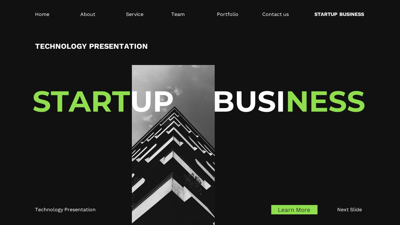 Startup Business - Technology Powerpoint Templates, Presentation Templates
