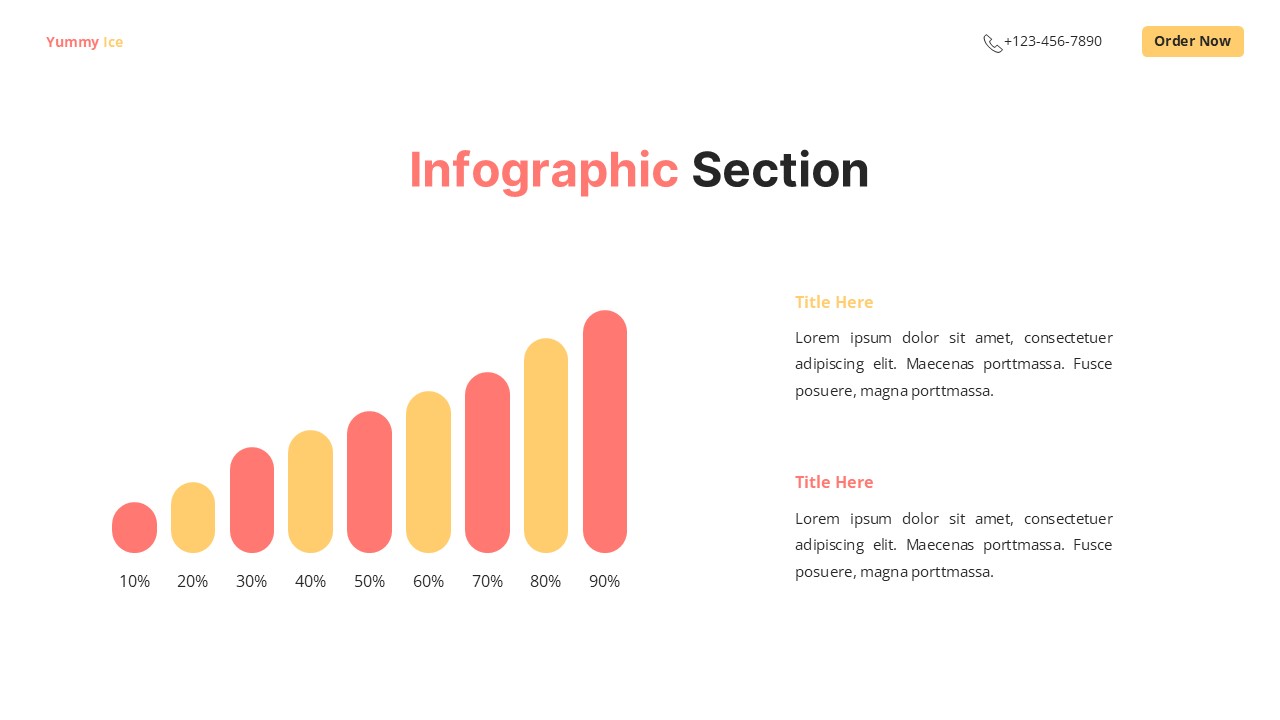 Yummy Ice - Ice Cream Google Slide Templates, Presentation Templates
