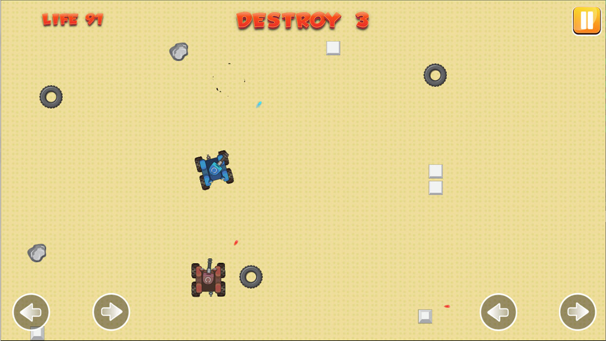 Army Tank Fighter Game (Construct | C3P | CAPX | HTML5) Endless Game by CGFX-Studio