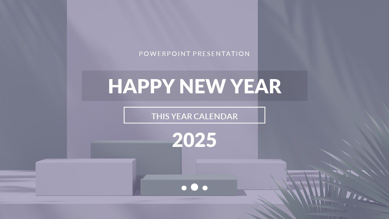 2025 and 2026 Calendar PowerPoint Design Template, Presentation Templates
