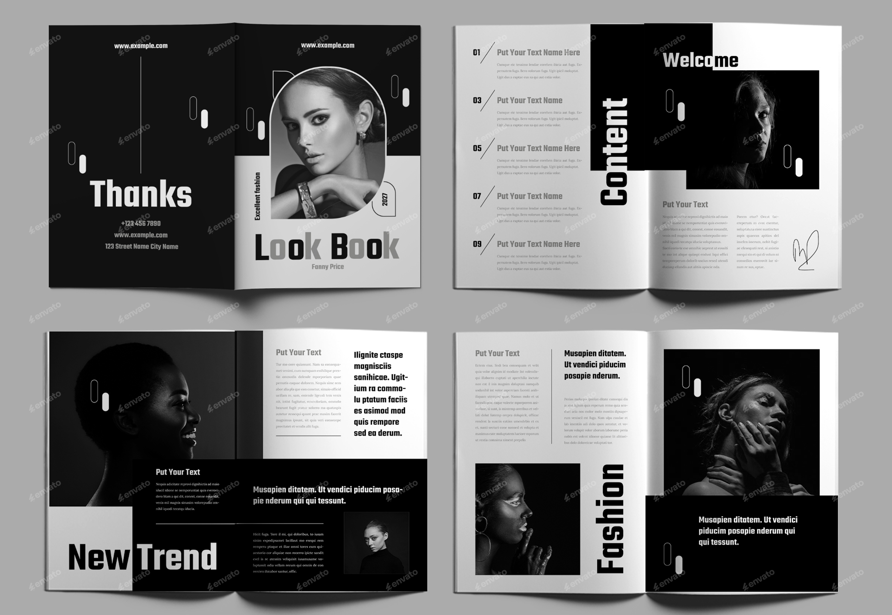 Look Book Layout Design, Print Templates | GraphicRiver