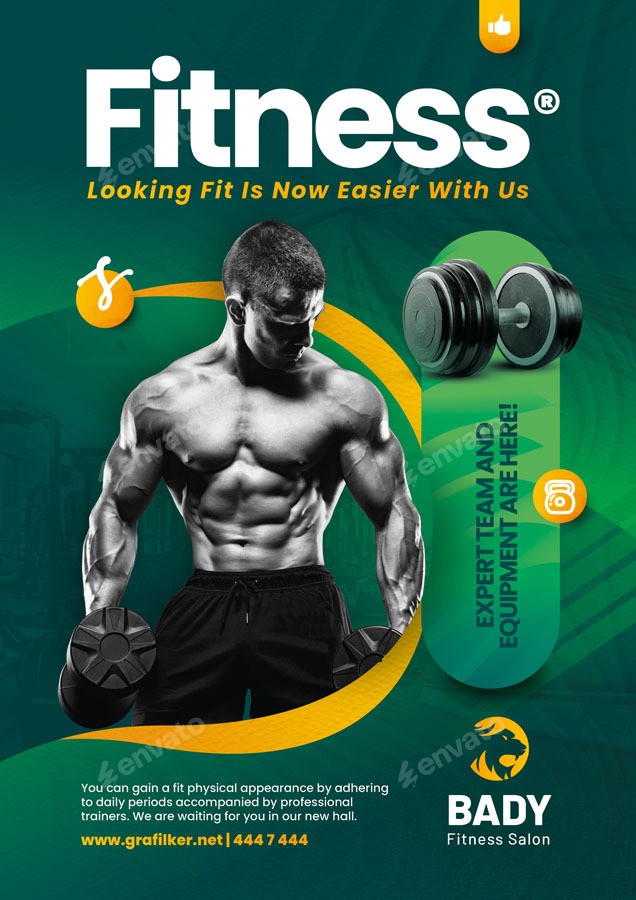 Fitness Trainer Flyer Bundle Templates, Print Templates | GraphicRiver