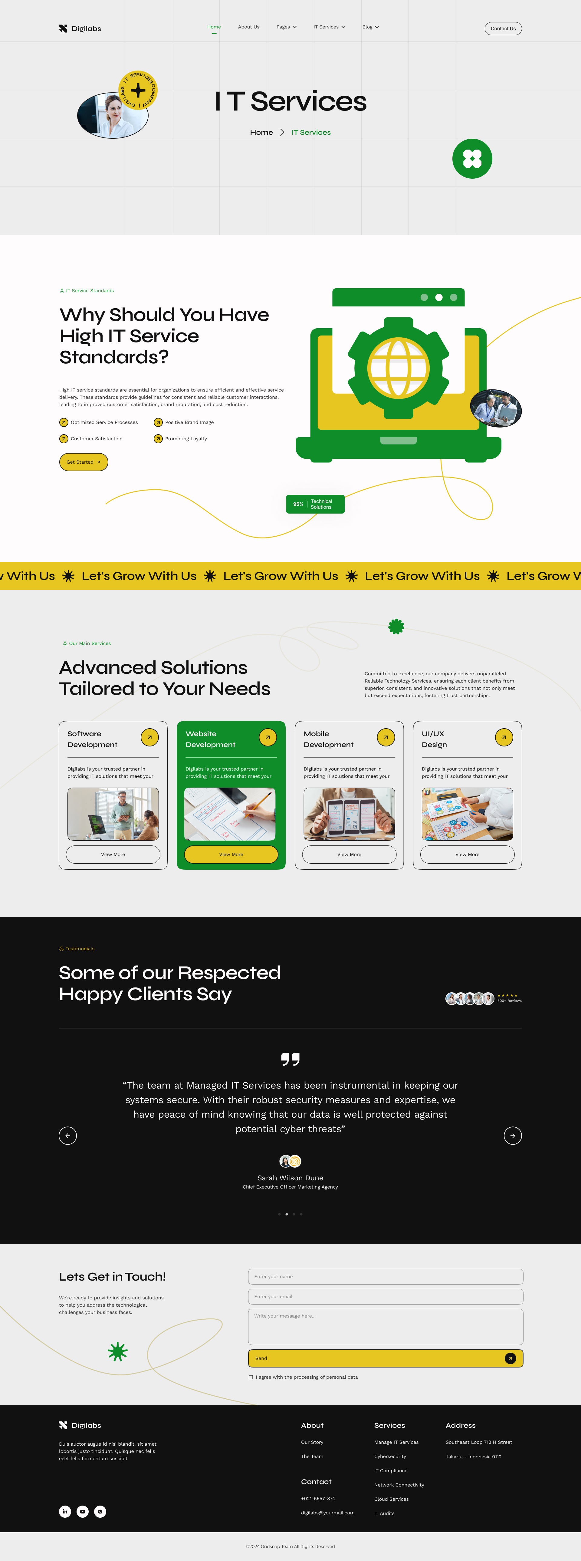Digilabs - IT Services Agency Profile Figma Template by gridsnap ...