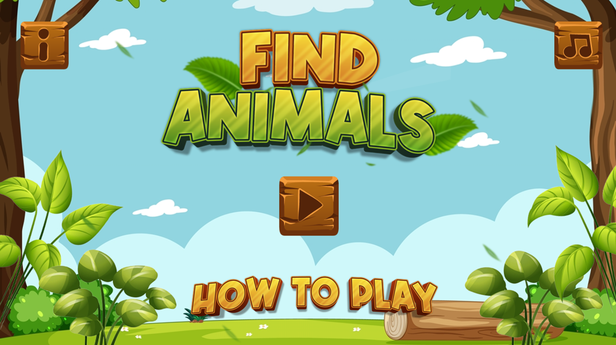 Find Animals - Educational Game For Kids - HTML5/Desktop/Mobile ...