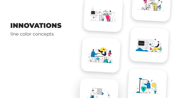 Innovations - Line Color Concepts, After Effects Project Files | VideoHive