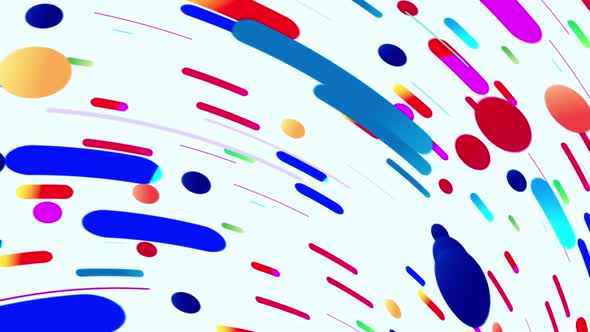 Abstract Colorful Geometric Moving Background 2, Motion Graphics ...