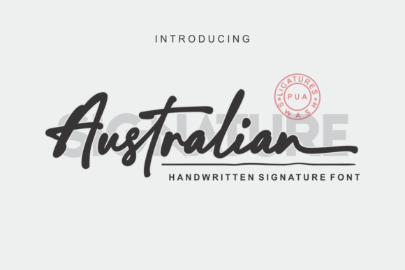 Australian Signature, Fonts | GraphicRiver