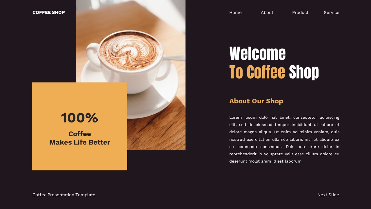 Coffee Shop - Coffee Powerpoint Templates, Presentation Templates ...