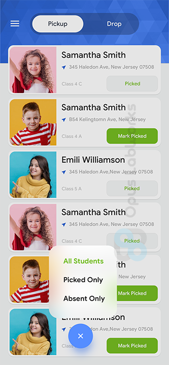 7 App Template| Students' Dashboard | School Bus Tracking| School ...