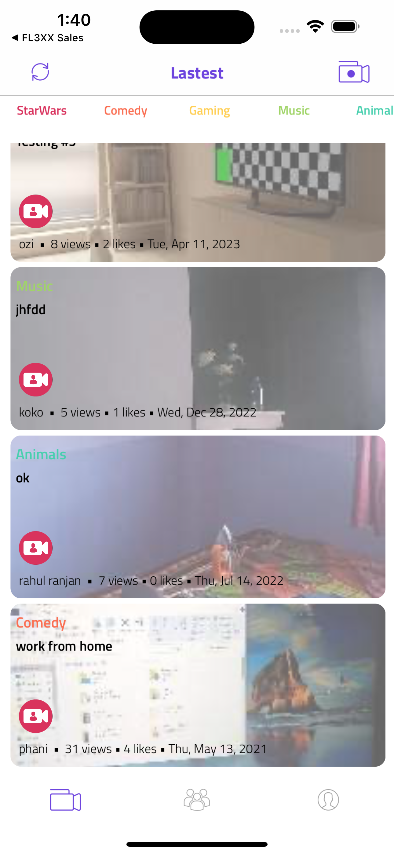 Storyteller | iOS Universal Video Sharing App Template (Swift) by cubycode