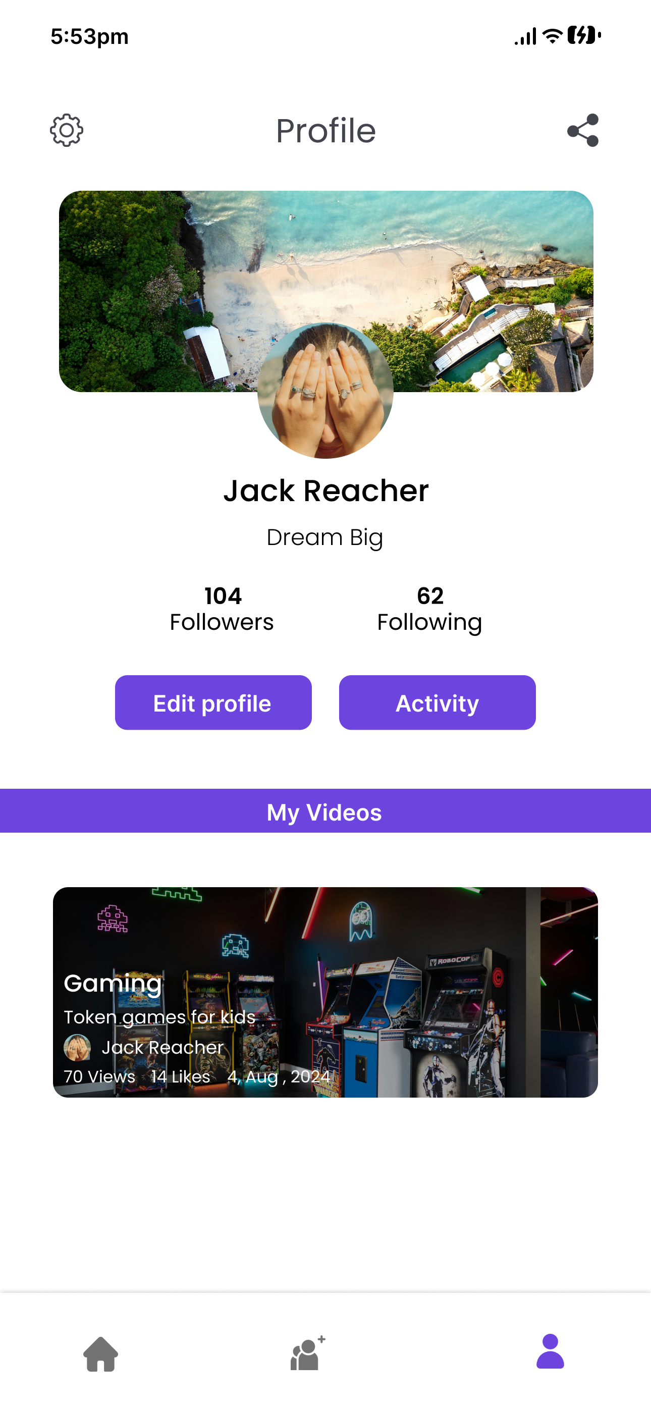 Storyteller | iOS Universal Video Sharing App Template (Swift) by cubycode