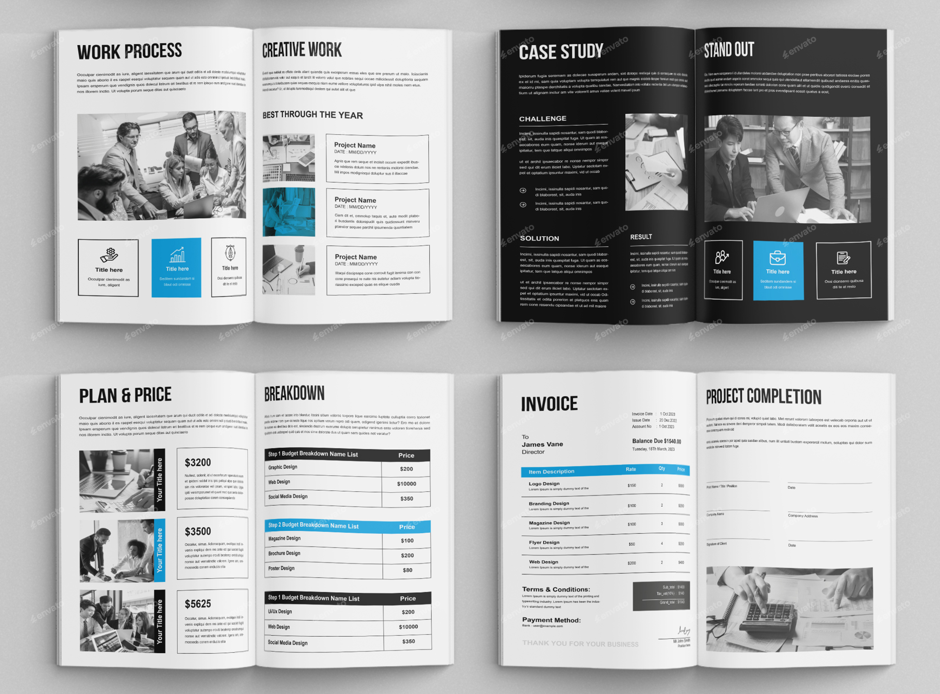 Brand Proposal Template Layout, Print Templates | GraphicRiver