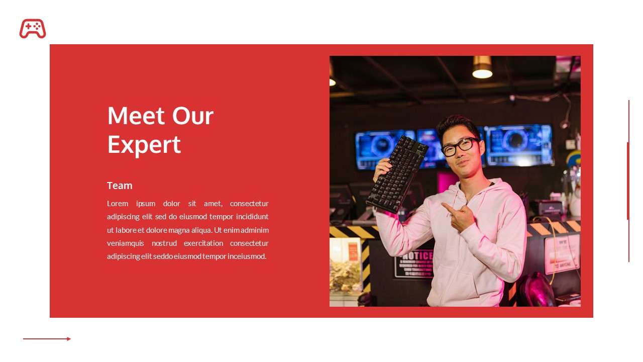 Pixelplus - Esport Gaming PowerPoint Template, Presentation Templates