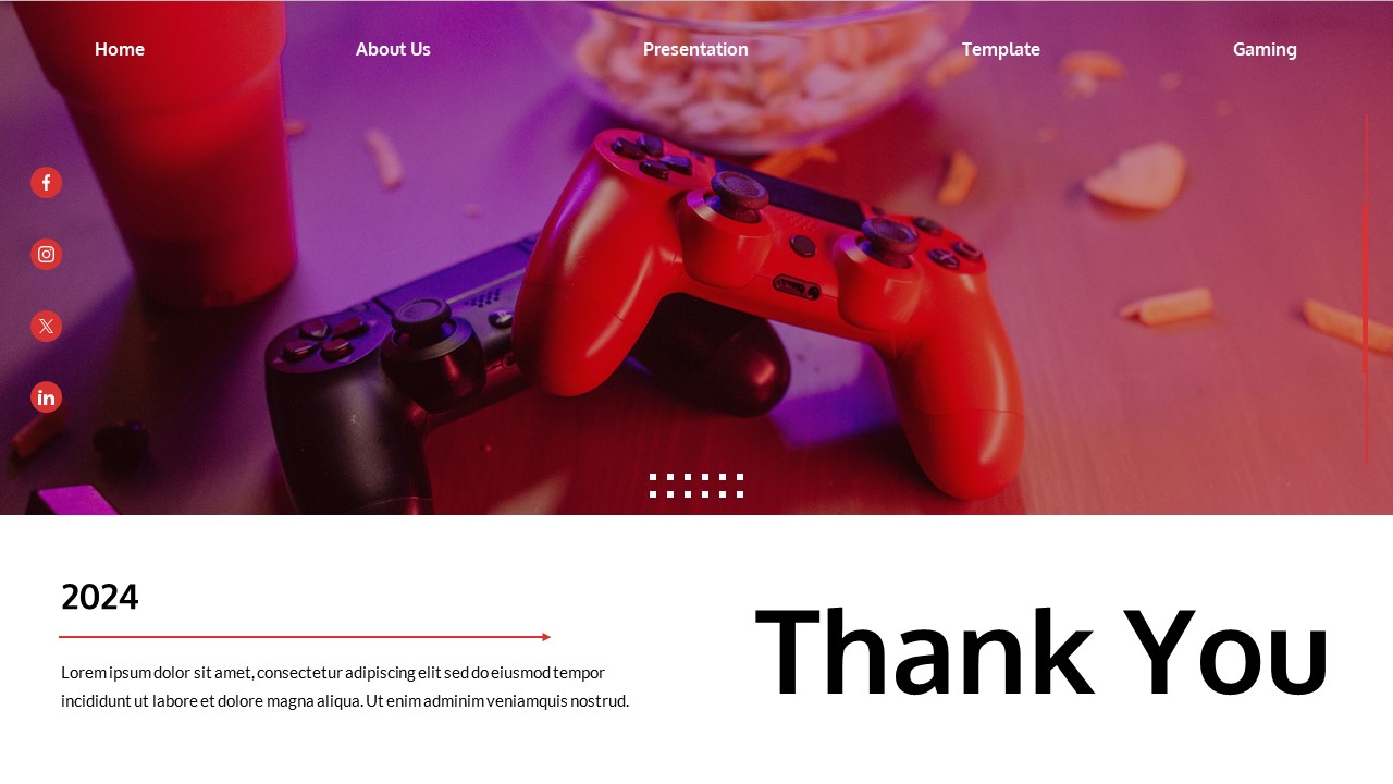 Pixelplus - Esport Gaming PowerPoint Template, Presentation Templates