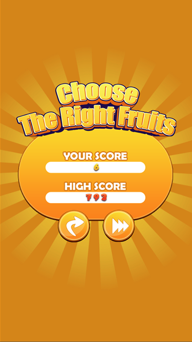 Choose The Right Fruits (Construct | C3P | CAPX | HTML5) Endless Game by Pro_Gaming