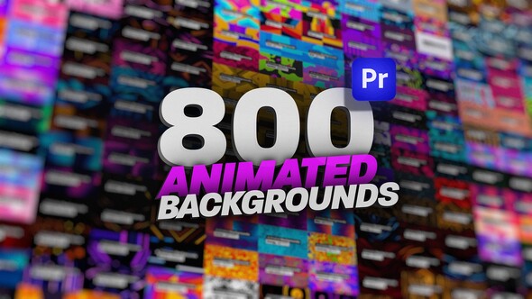 Animated Backgrounds Pack For Premiere Pro, Premiere Pro Templates