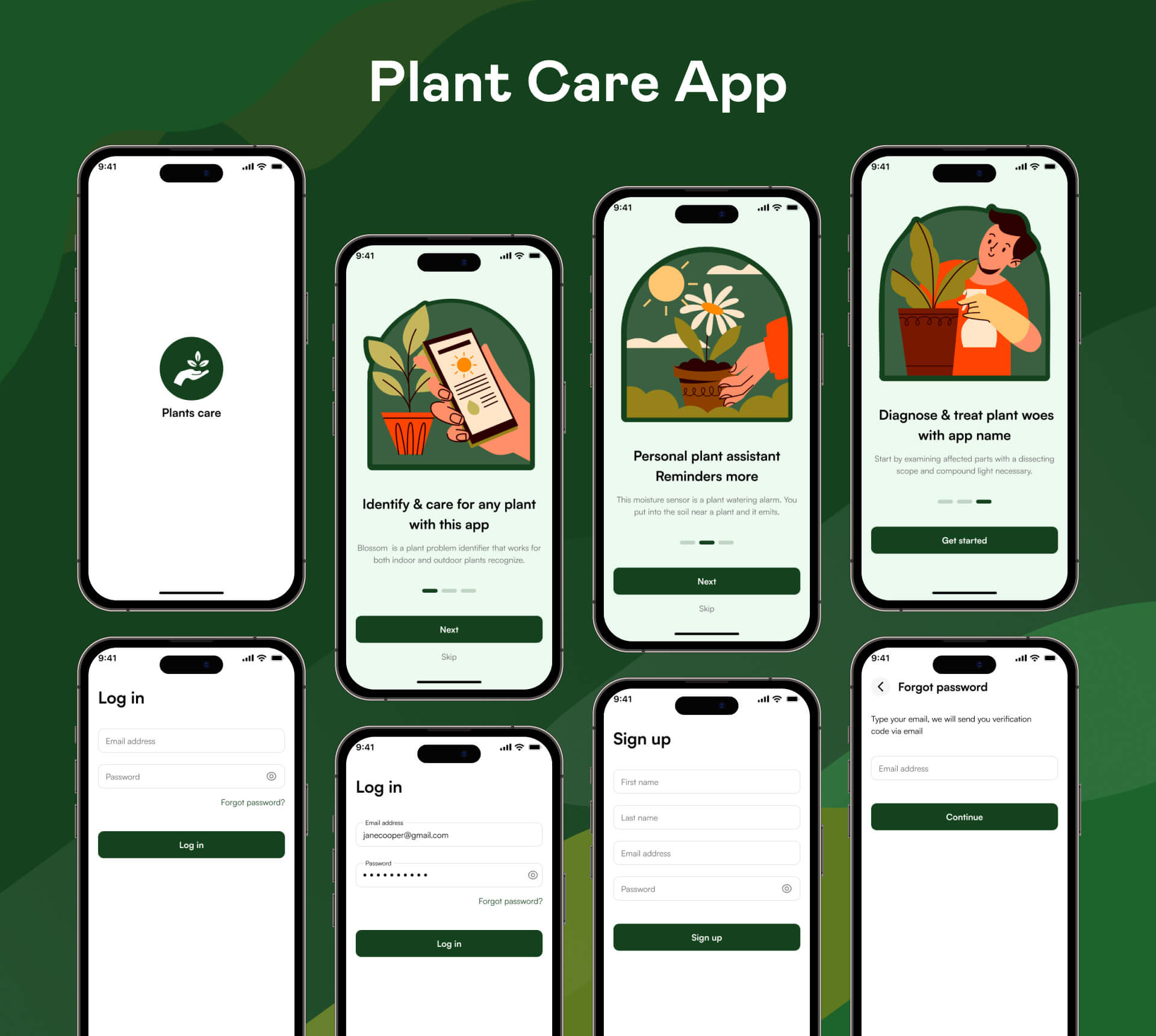 PlantCare App UI Template | Gardening Guide App in Flutter | EcoGrow ...