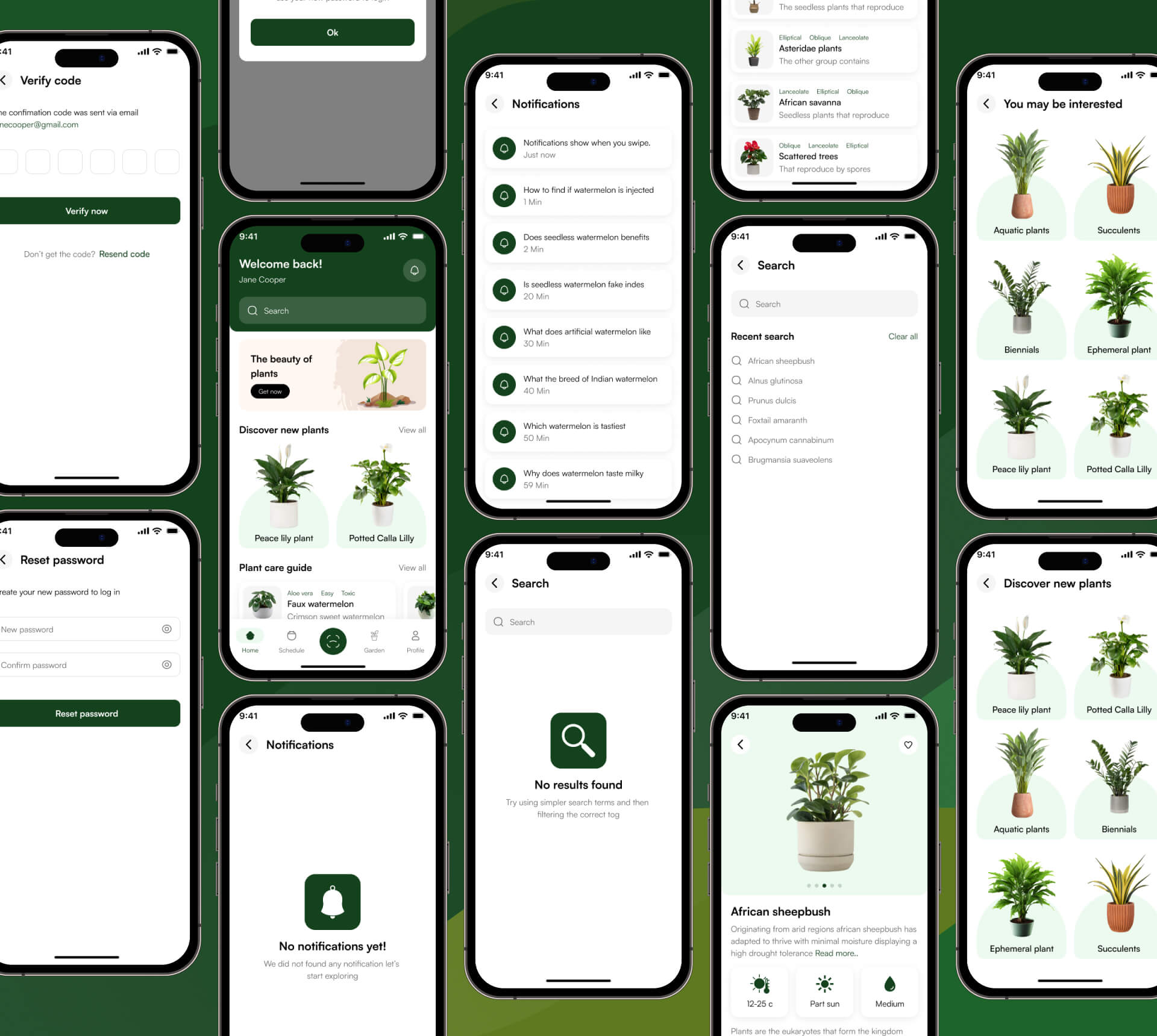PlantCare App UI Template | Gardening Guide App in Flutter | EcoGrow ...