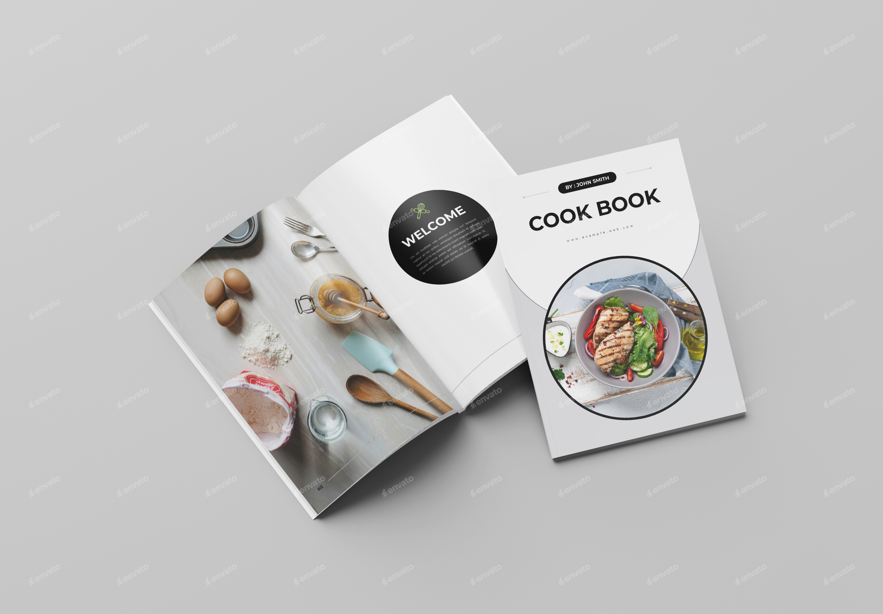 Cookbook Recipe Book Template, Print Templates | GraphicRiver
