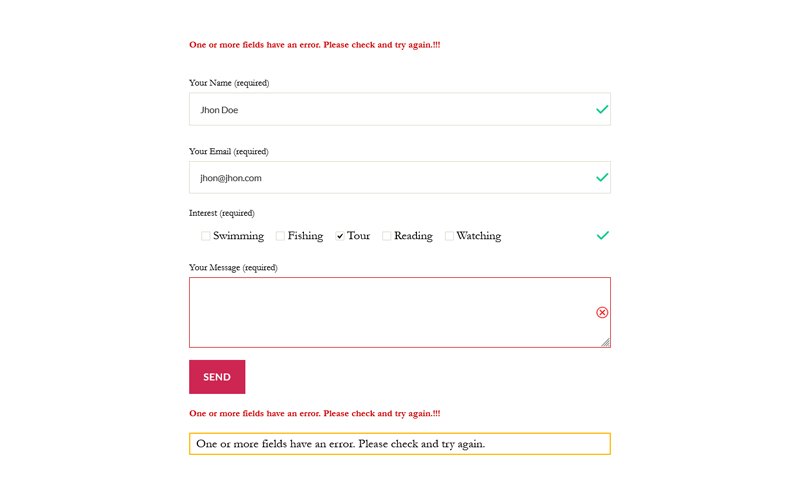 Contact Form 7 Smart Validation by mgscoder | CodeCanyon