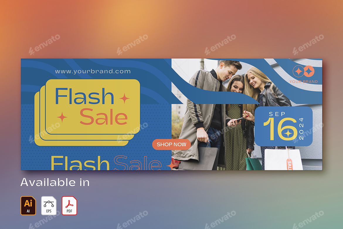 Facebook Cover Ecommerce 2, Web Elements | GraphicRiver