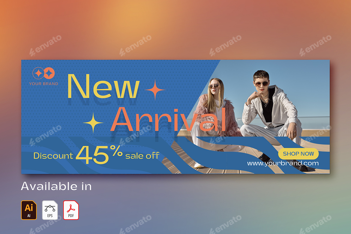 Facebook Cover Ecommerce 2, Web Elements | GraphicRiver