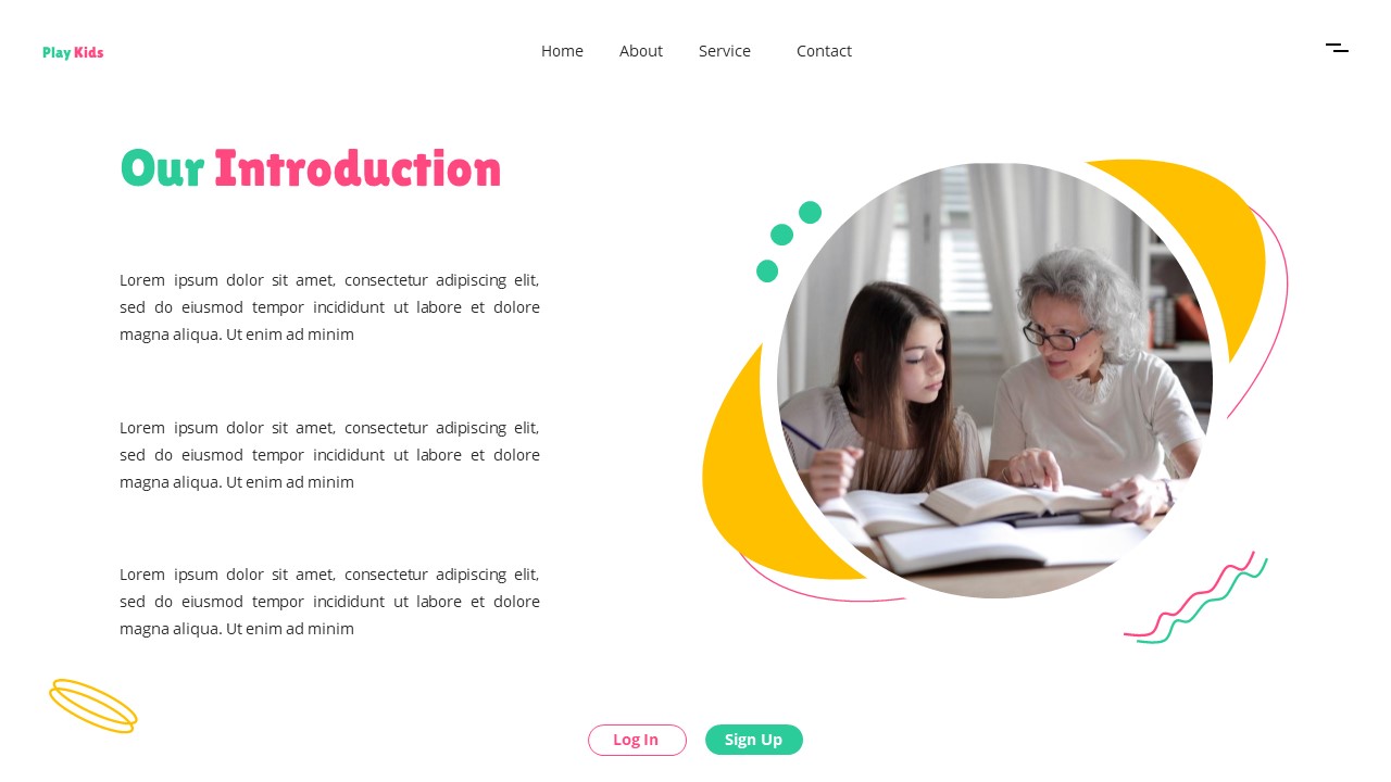 Play Kids - Kindergarten Powerpoint Templates, Presentation Templates