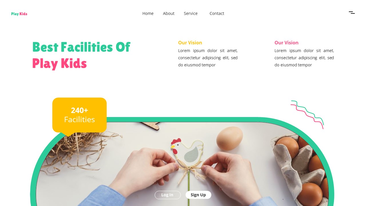 Play Kids - Kindergarten Powerpoint Templates, Presentation Templates