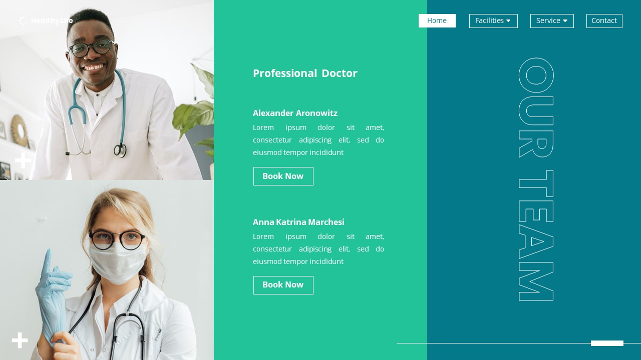 Healthy Life - Health Google Slide Templates, Presentation Templates